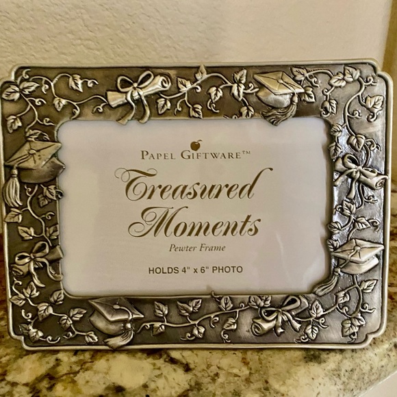 Other | Graduation Picture Frame Made Of Pewter For Graduation Photo ...